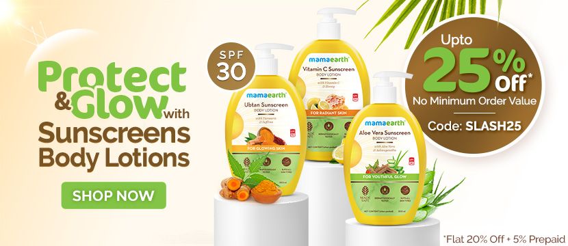 Sunscreen Body Lotion with SPF 30 for Sun Protection